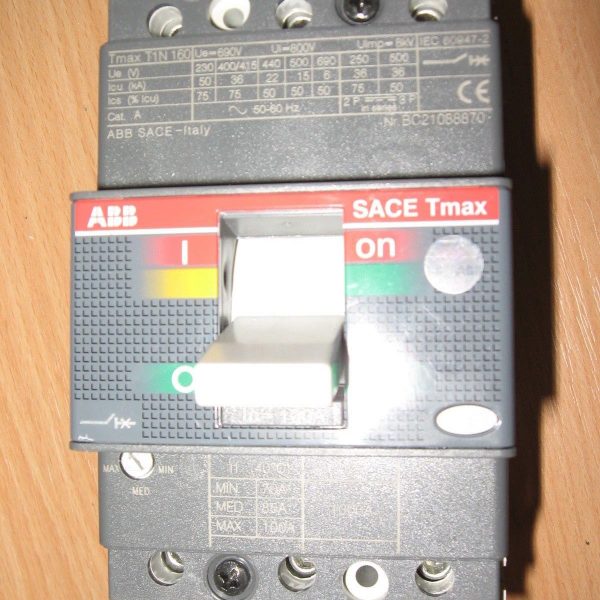 ABB SACE Tmax T1N 160 Over current release - Capricorn Electrical Ltd
