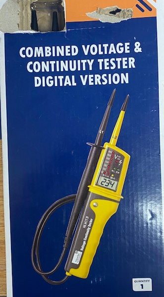 Digital Display Voltage & Continuity Tester - Capricorn Electrical Ltd